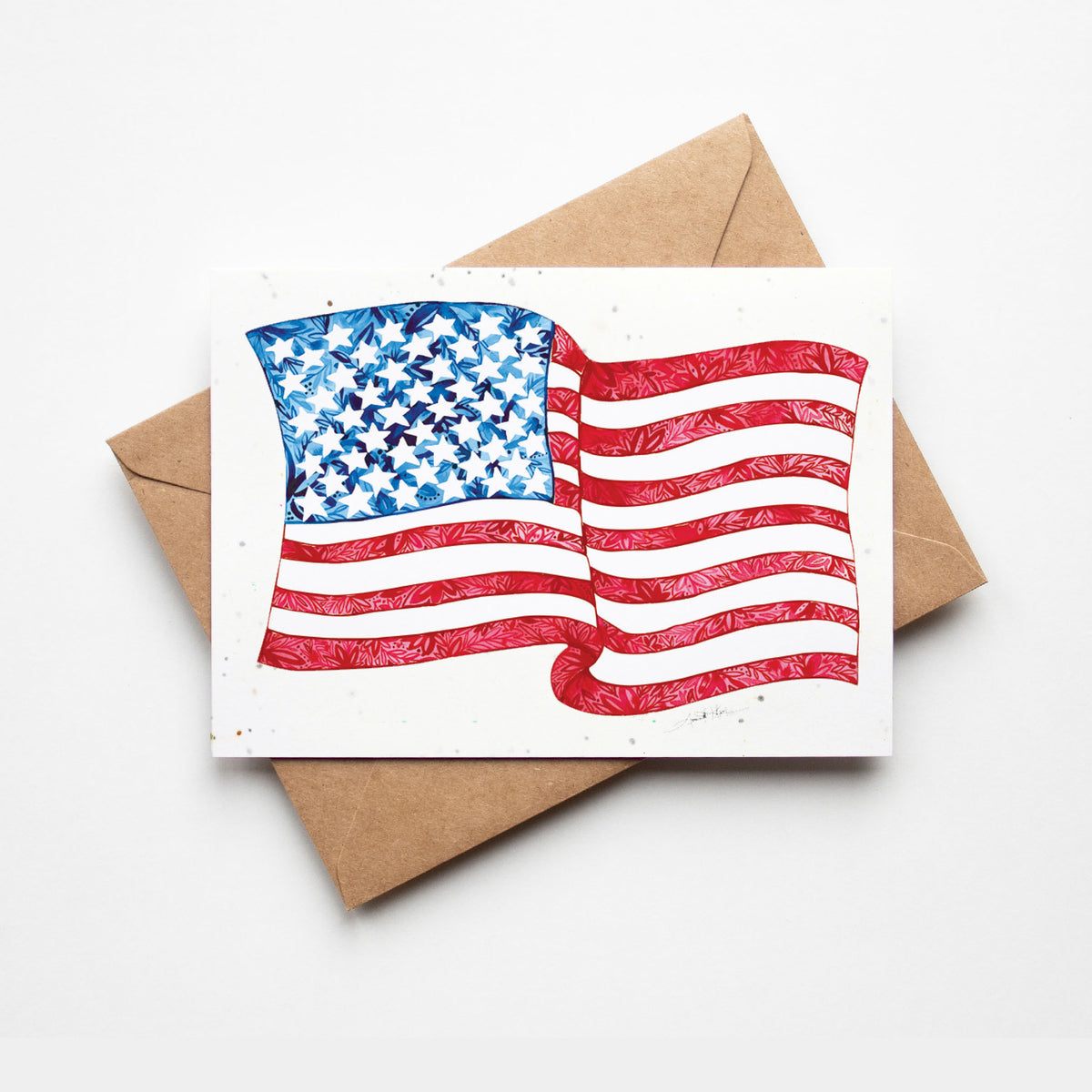 American Flag Plantable Greeting Card – Amanda Klein
