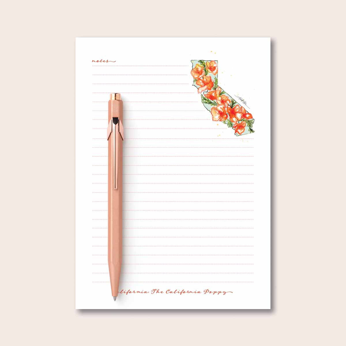 California Desk Notepad – Amanda Klein