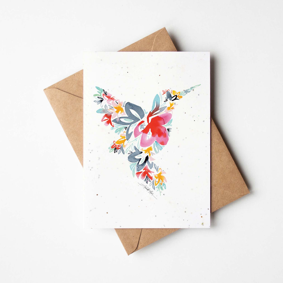 Hummingbird Plantable Greeting Card – Amanda Klein