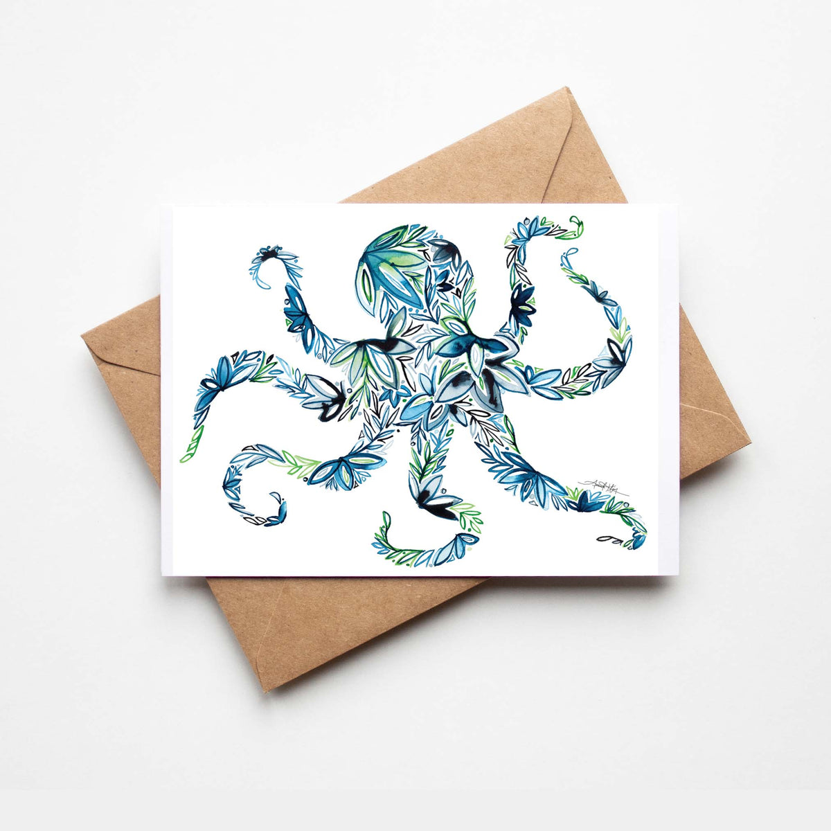 Octopus Note Card Set – Amanda Klein