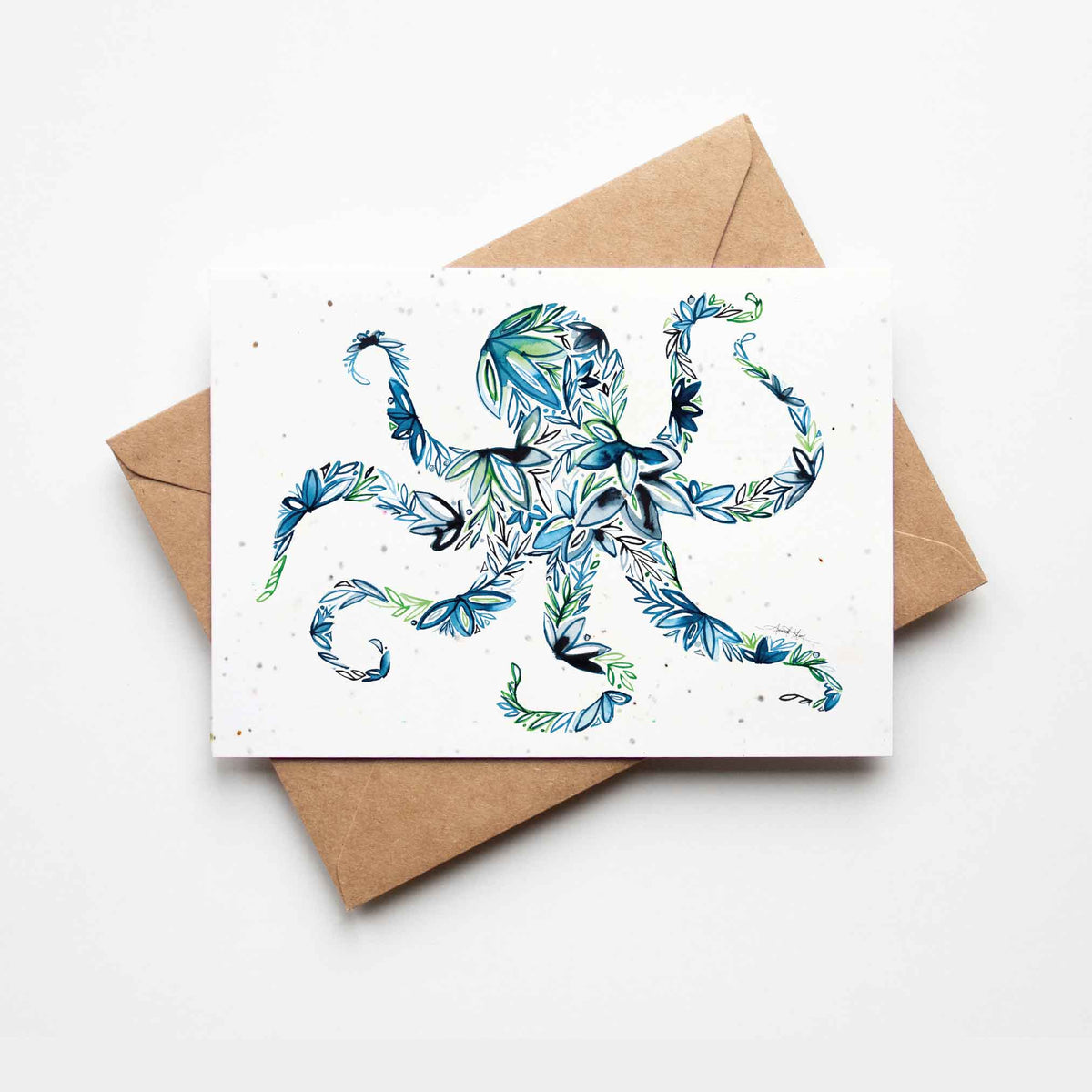 Octopus Plantable Greeting Card – Amanda Klein