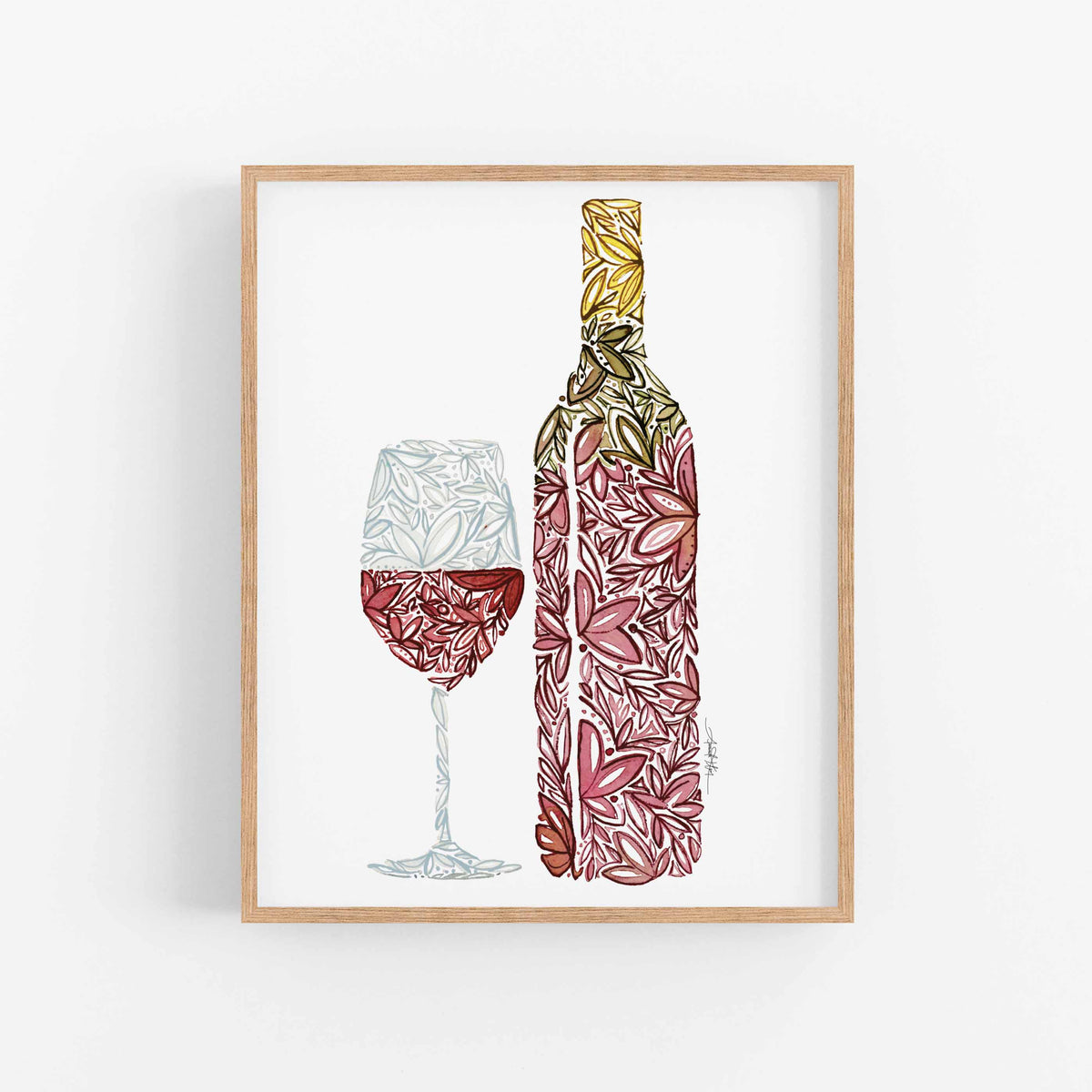 Red Wine Fine Art Print – Amanda Klein