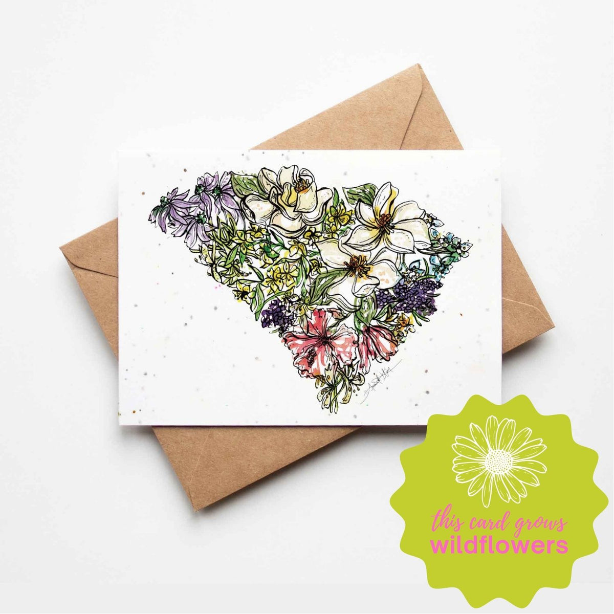 South Carolina Plantable Greeting Card – Amanda Klein