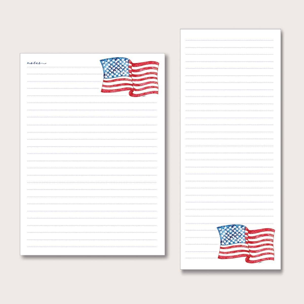 American Flag Notepad Bundle – Amanda Klein