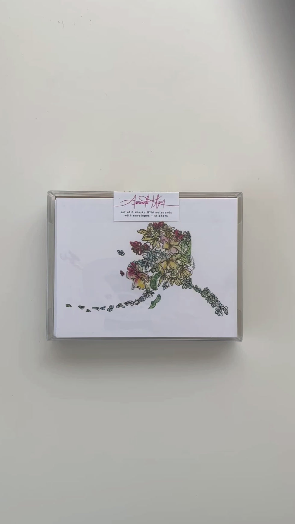 Alaska Wildflowers State Notecard Set – Amanda Klein