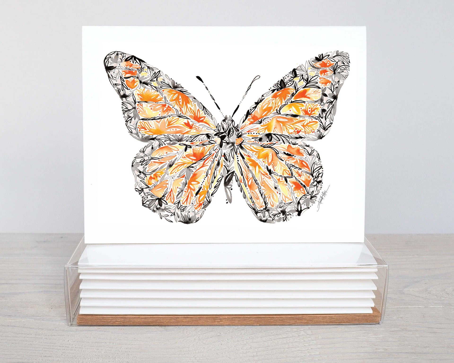 Monarch Butterfly Note Card Set – Amanda Klein