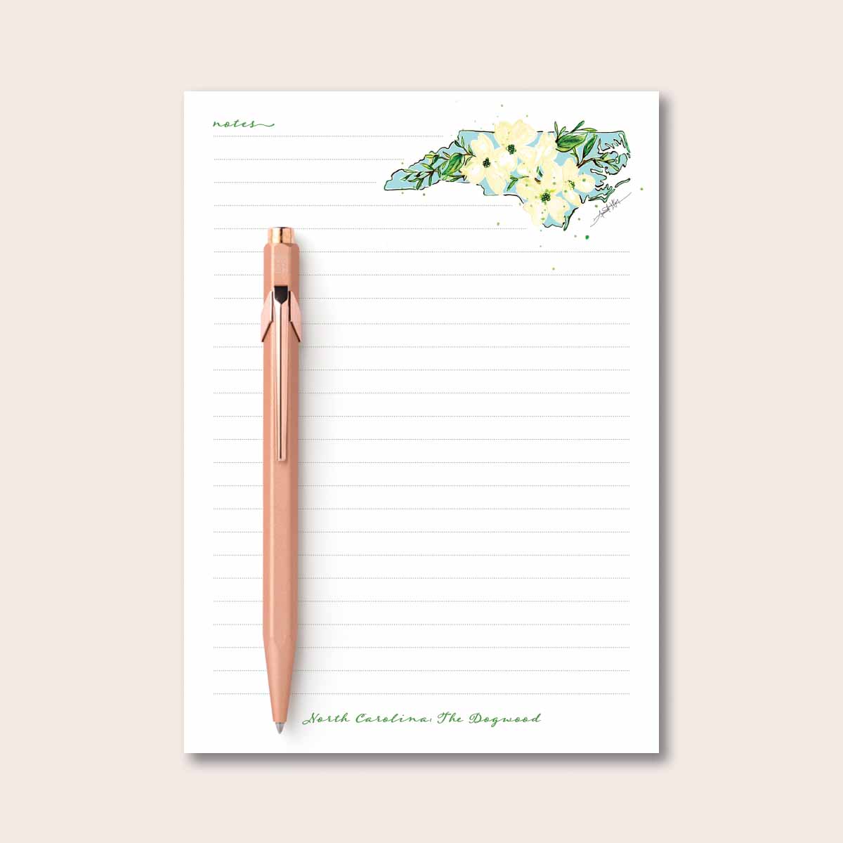 North Carolina Desk Notepad – Amanda Klein