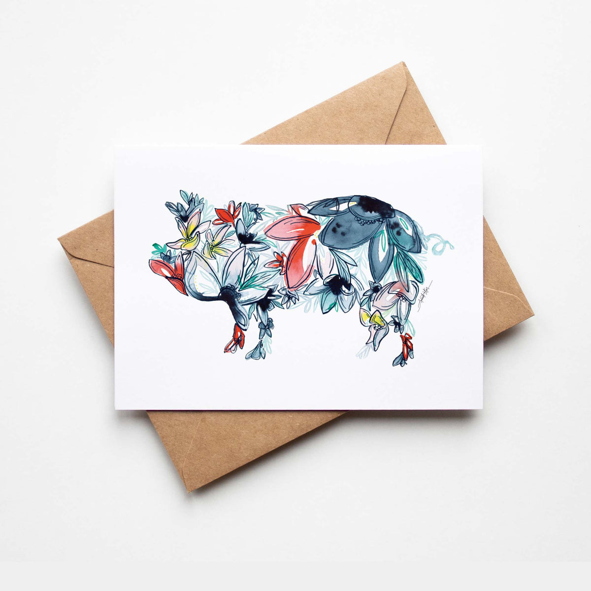 Pig Note Card Set – Amanda Klein